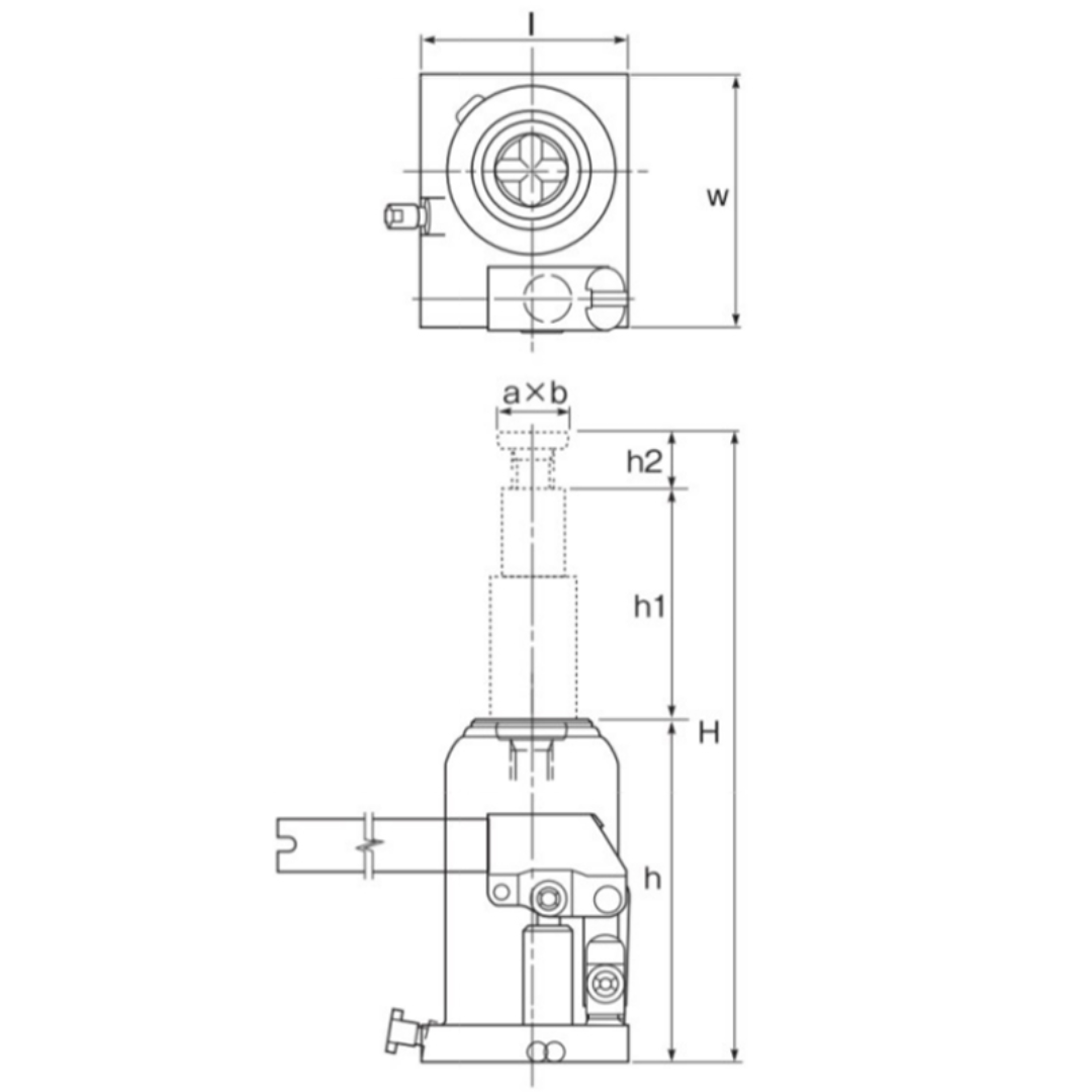 マサダ製作所 1．5t 2段式オイルジャッキ NPD-1.5-5 | 工具の通販 FINE PIECE デリバリー｜自動車の整備機器・用品・システムがネットでお得に仕入れできる業者向け卸売 ...